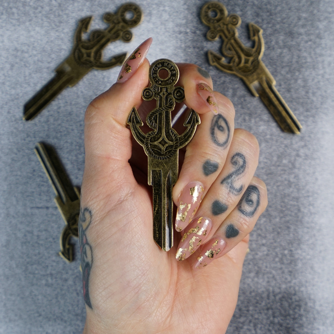 Nautical Anchor SC1 Custom Blank Key – CustomKeys.com