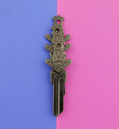 Dagger Key - KW1 Silver/Brass – CustomKeys.com