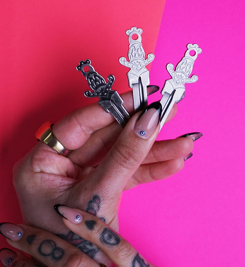 Dagger Key - Silver – CustomKeys.com