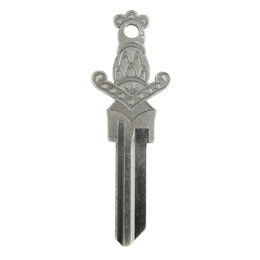 Dagger Key - KW1 Silver/Gold – CustomKeys.com