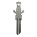 Dagger Key - KW1 Silver/Brass – CustomKeys.com
