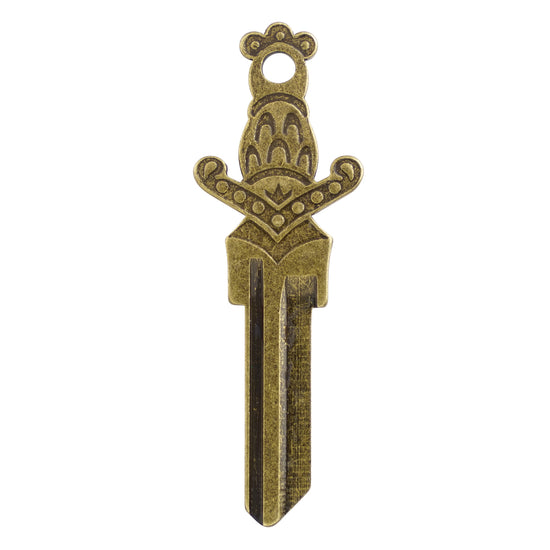 Dagger Key - KW1 Silver/Gold – CustomKeys.com