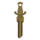 Dagger Key - KW1 Silver/Gold – CustomKeys.com