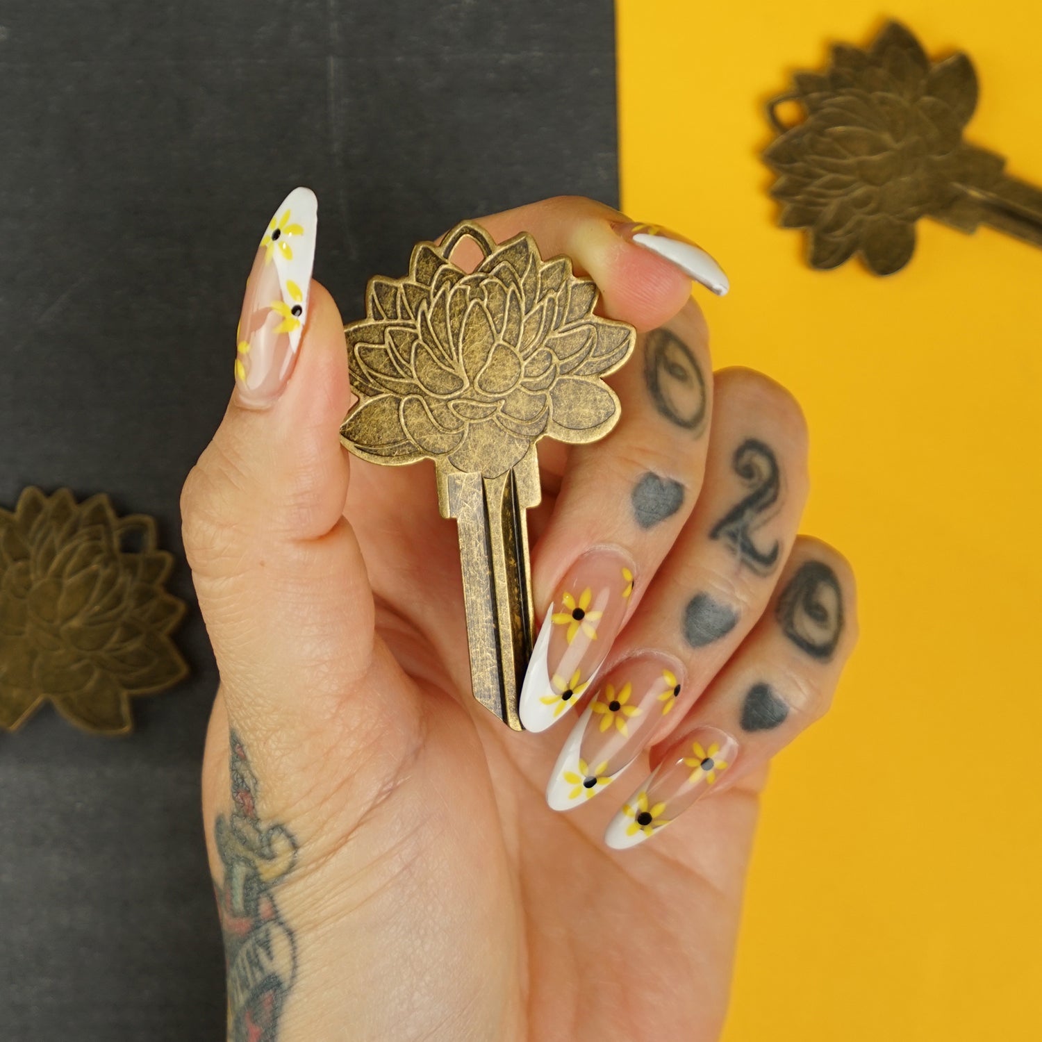 Lotus Flower Key Blank – CustomKeys.com