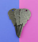 The Skeleton Key - KW1 Silver/Gold – CustomKeys.com